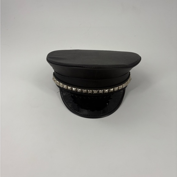funk plus | Accessories | Funk Plus Studded Captain Hat Black | Poshmark